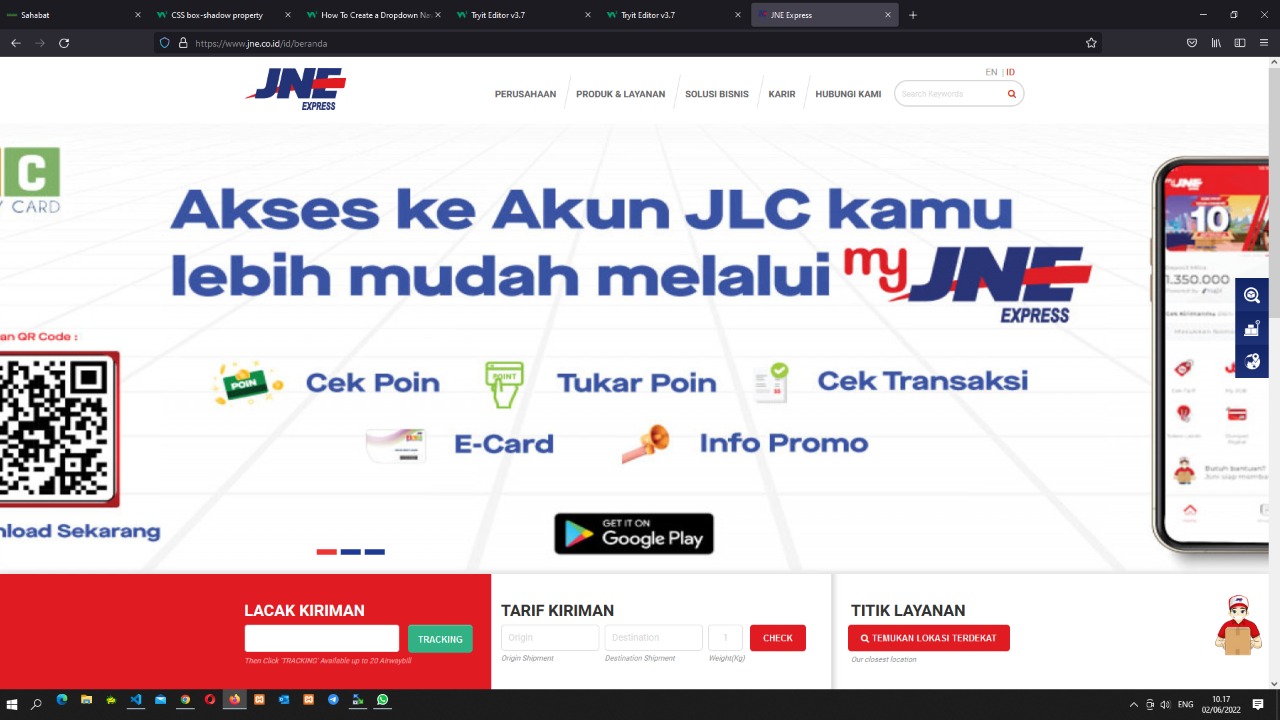Hadir Di Aplikasi MyJNE, Registrasi dan Cek Poin JLC Cukup Dengan Nomor ...